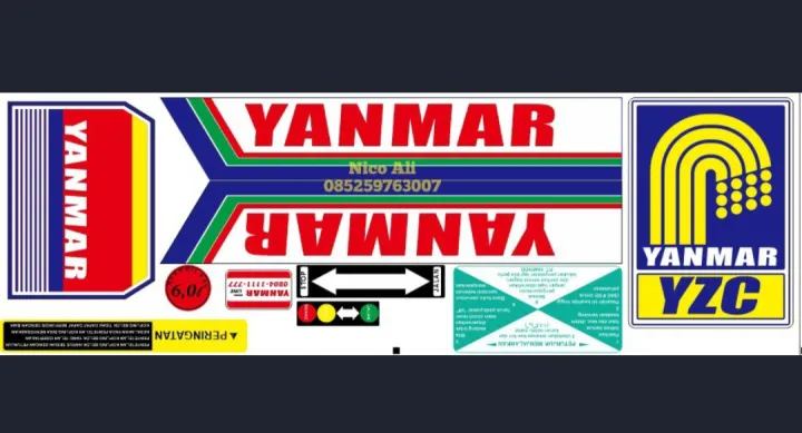 stiker traktor yanmar | Lazada Indonesia