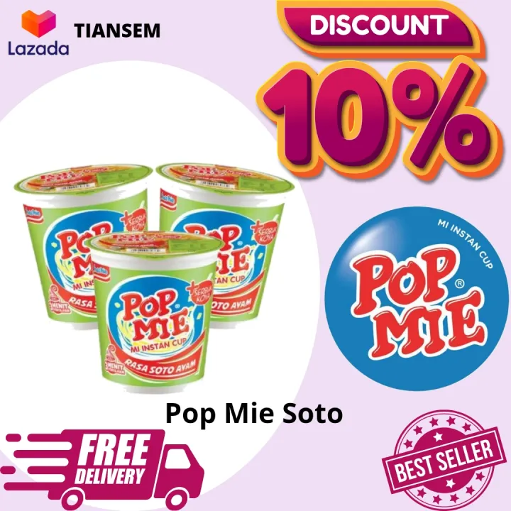 Pop Mie rasa Soto 75g | Lazada Indonesia