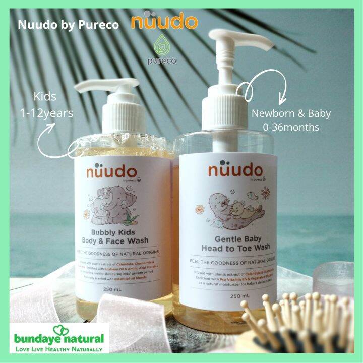 NUUDO BY PURECO Baby Head to Toe Wash/Bubbly Kids | Lazada Indonesia