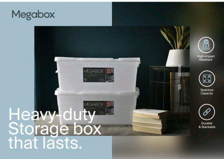 Megabox 58L Storage Box | Lazada PH