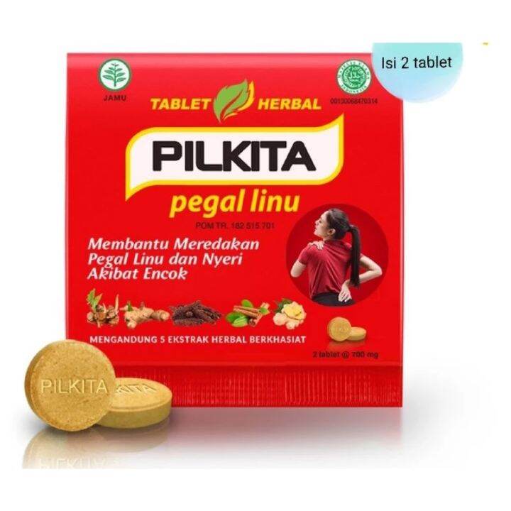 Pilkita pegal linu isi 2 tablet | Lazada Indonesia
