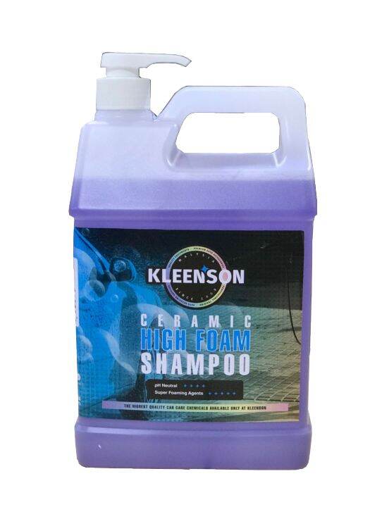 【Kleenson】【BUY 2 GET 1 FREE】Ceramic High Foam Shampoo 4L | Car Shampoo ...