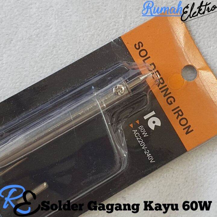 Solder Gagang Kayu 60W 60 Watt | Lazada Indonesia