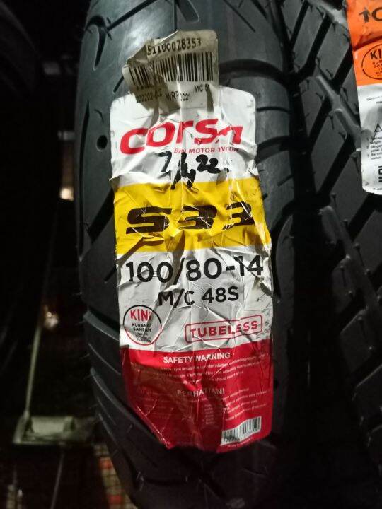 Ban Luar Belakang Vario Atau Depan PCX Ring 14 Merk Corsa Tipe S 33 ...