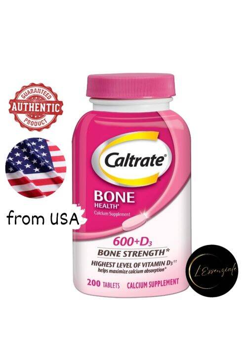 Caltrate 600 Plus D3 Calcium And Vitamin D Supplement Tablets Bone