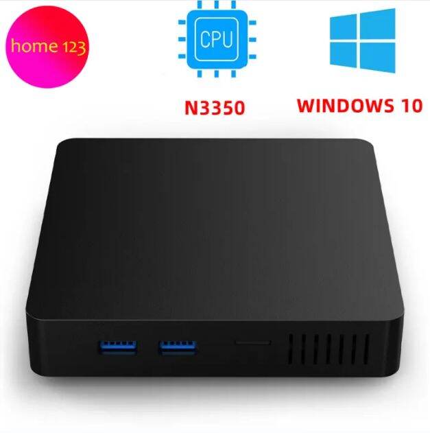 SZBOX S33 CPU N3350 MINI PC Windows 10 Mini PC 6GB RAM 64GB ROM 2.4G WiFi BT4.0 LAN 1000Mbs 4K ...