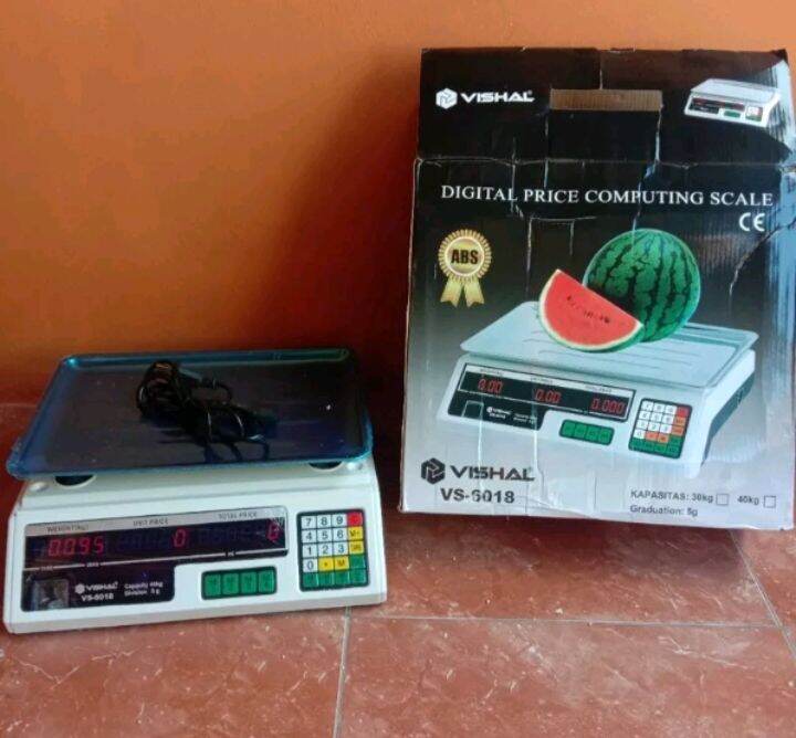 timbangan digital 40 kg timbangan buah sayur | Lazada Indonesia