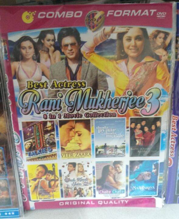 DVD FILM COLLECTION INDIA : BEST ACTREES RANI MUKHERJEE 3 8IN1 | Lazada ...