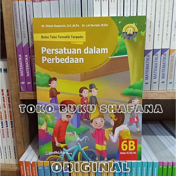Buku Teks Tematik Terpadu 6B Yudhistira Kelas 6 SD/MI K13 Edisi Revisi Original | Lazada Indonesia