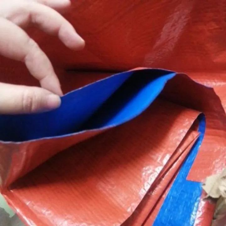 Super laminated Sakolin trapal /blue sack water proof, sold per yard ...