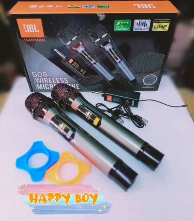 NEW JBL 50S PROFESSIONAL DUAL WIRELESS MICROPHONE (UHF) | Lazada PH