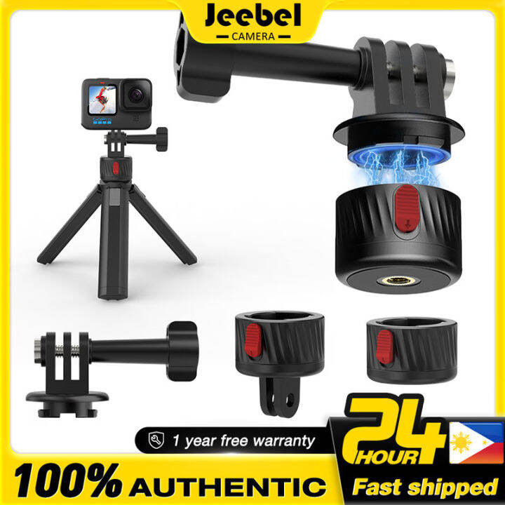 Magnetic Quick Release Tripod Adapter 1/4 inch Thread Camera Mount ...