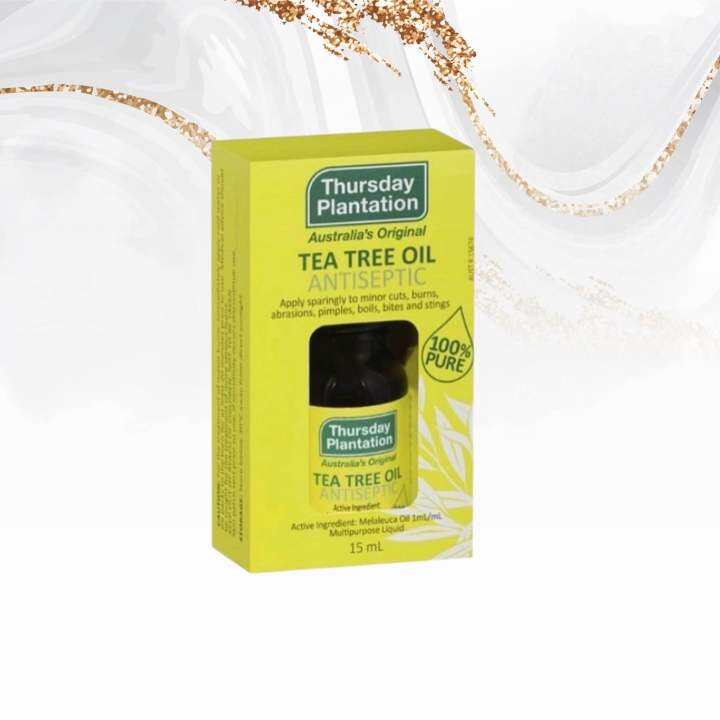 ทีทรีออย Tea Tree Oil ทีทรีออยล์ ลดสิว หน้าใส ยับยั้งแบคทีเรีย ️ ลด คี ...
