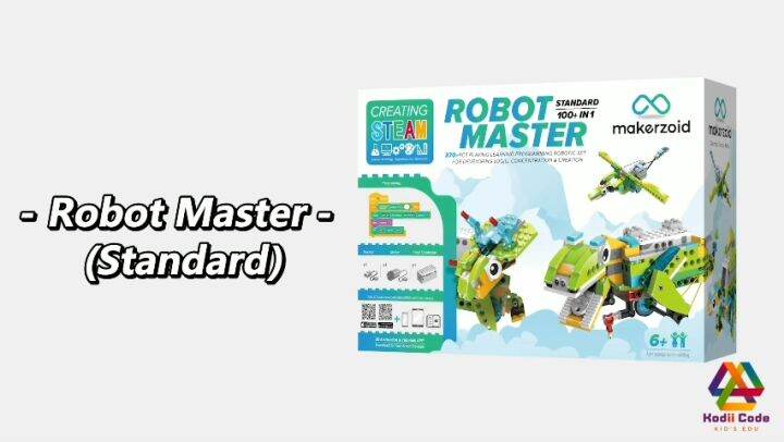 ROBOT MASTER STANDARD หุ่นยนต์ Coding kit (Scratch) Kodiicode Makerzoid ...