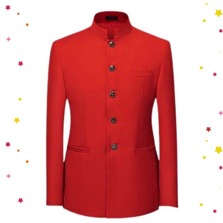 JAS MANDARIN MERAH CABE JAS PRIA BLAZER PRIA JAS FORMAL PRIA JAS KOKO ...