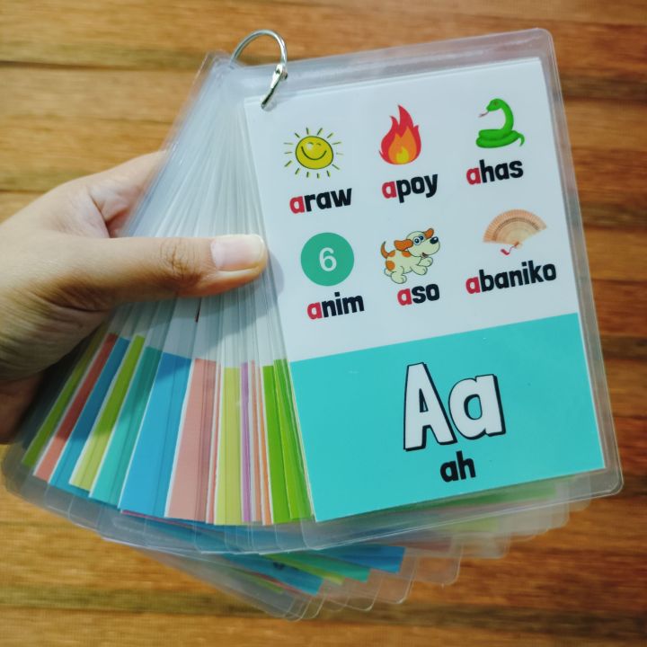 Thick Cards Abakada Tagalog Educational Laminated Flashcards 80 Pieces thick-cards-abakada-tagalog-educational-laminated-flashcards-80-pieces