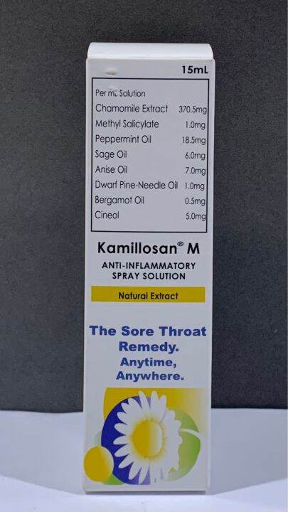 Kamillosan Anti-Inflammatory Spray Solution 15ml | Lazada PH