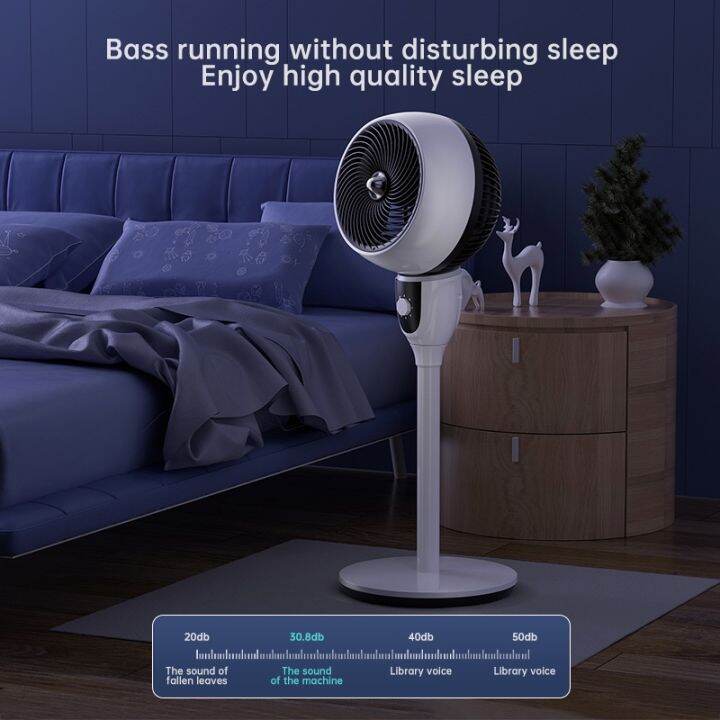 Electric Fan Inverter Turbo with Remote Air Circulation Fan 2 in 1 Desk ...