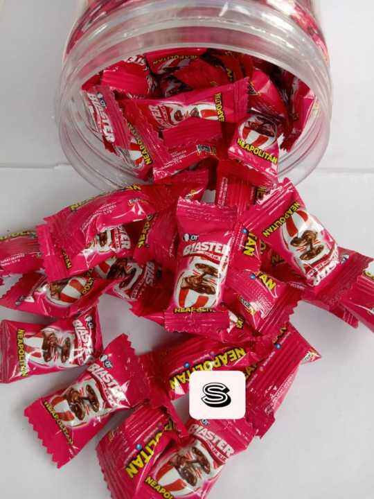 permen blaster , isi coklat lumer , 1 toples isi 200 butir | Lazada ...