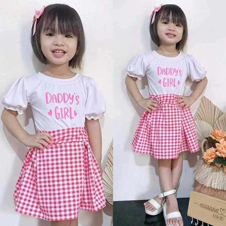 Puff sleeve top and skirt terno Small and Med | Lazada PH