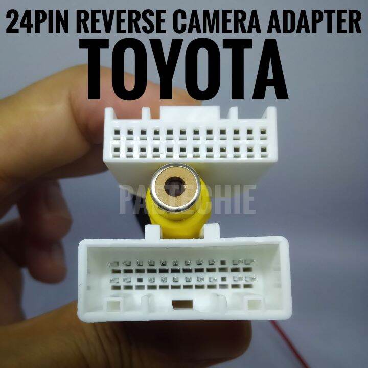 24pin Reverse Parking Camera Harness Adapter Rear View Connector for ...