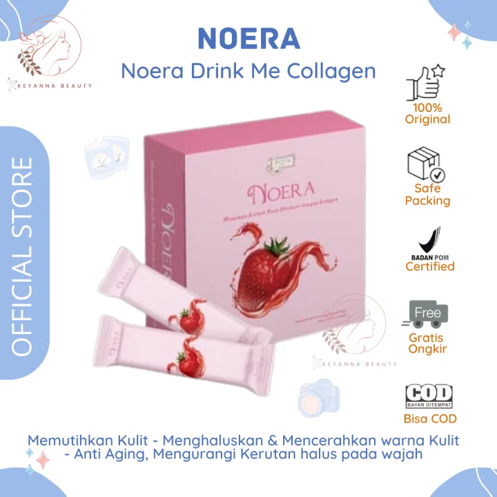 Collagen Drink Noera 1 Box Murah BPOM Original Beauty Drink Me Collagen Original BPOM/ Minuman ...