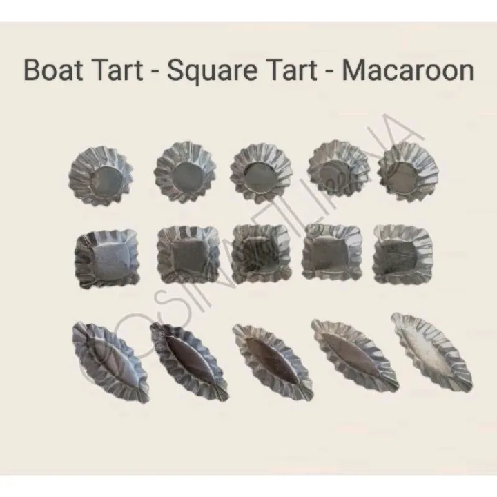 COD 10 PCS Boat Tart / Square Tart / Macaron Molder | Lazada PH
