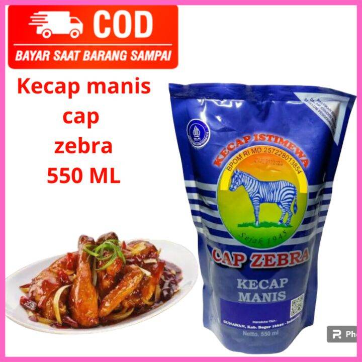 kecap cap zebra kecap manis kemasan refill isi 550 ml | Lazada Indonesia