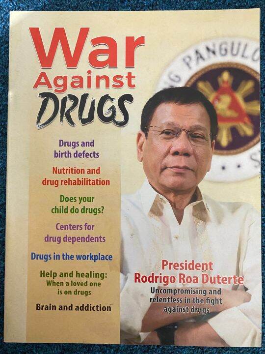 WAR AGAINST DRUGS MAGAZINES with FREEBIES | Lazada PH