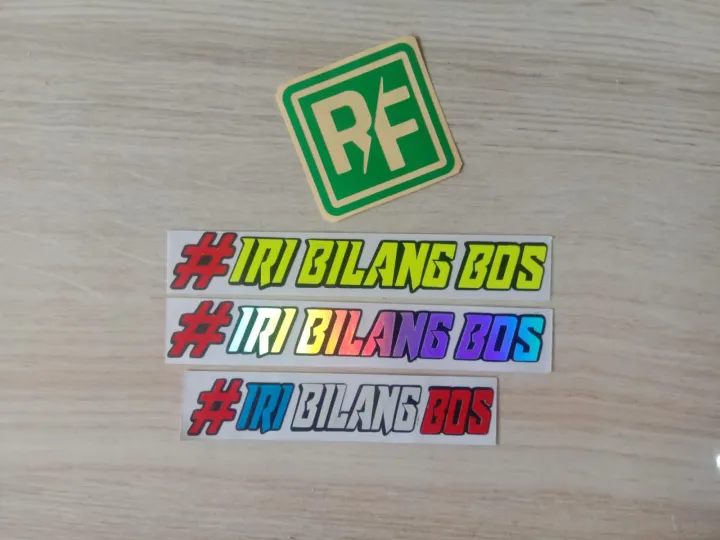 Stiker iri bilang bos cutting sticker iri bilang bos acesoris variasi ...
