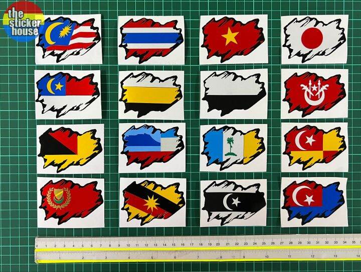 PETA FLAG (VIETNAM / THAILAND / MELAKA / JAPAN / JOHOR / MALAYSIA ...
