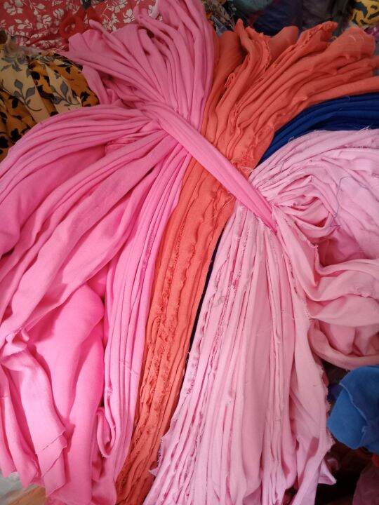 PANAPAL RETASO 1kg ‼️‼️‼️SCRAP| Plain Assorted | Cotton Spandex etc ...