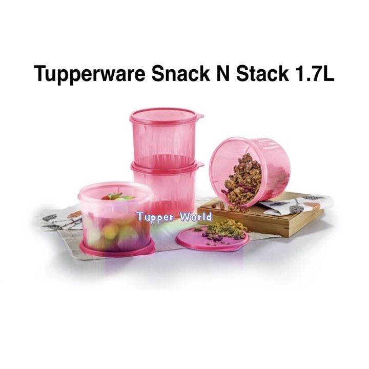 Tupper@ware Snack N Stack 1.7L(1） | Lazada