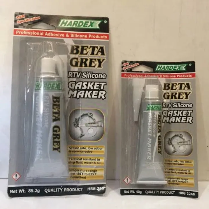 HARDEX BETA GREY SILICONE GASKET MAKER 40g / 85.2g | Lazada PH