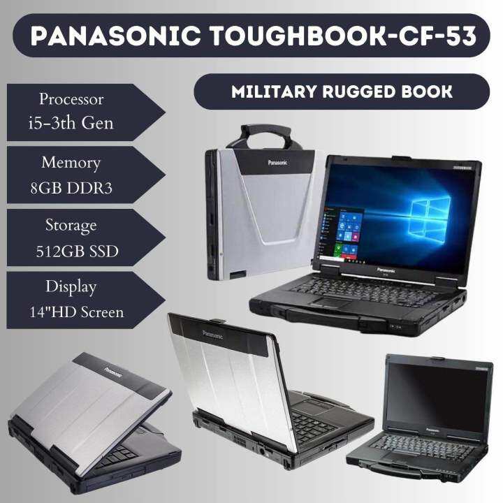 Panasonic ToughBook CF53 i5/8GB/512GB Military Book | Lazada