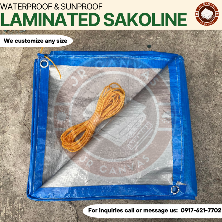 8x18ft HIGH QUALITY LAMINATED SAKOLINE 100% WATERPROOF TRAPAL LONA ...