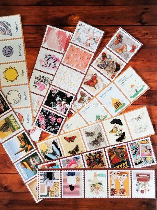 Sticker Stamp Perangko Vintage Estetik untuk Hiasan Journal | Lazada ...