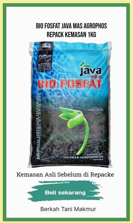 Pupuk Bio Fosfat +++ Javamas Agropost Repack 1Kg | Lazada Indonesia