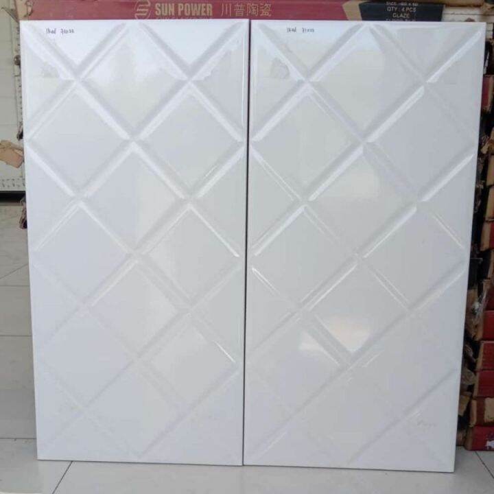 keramik dinding 30x60 motif hexagonal textur licin by ikad | Lazada ...