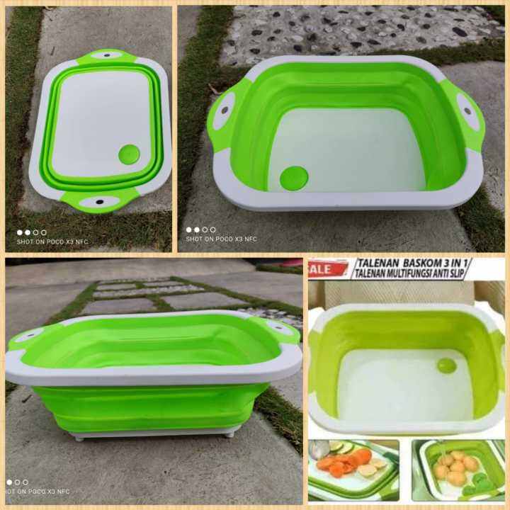 TELENAN LIPAT BASKOM 3 in 1 MULTIFUNGSI | Lazada Indonesia