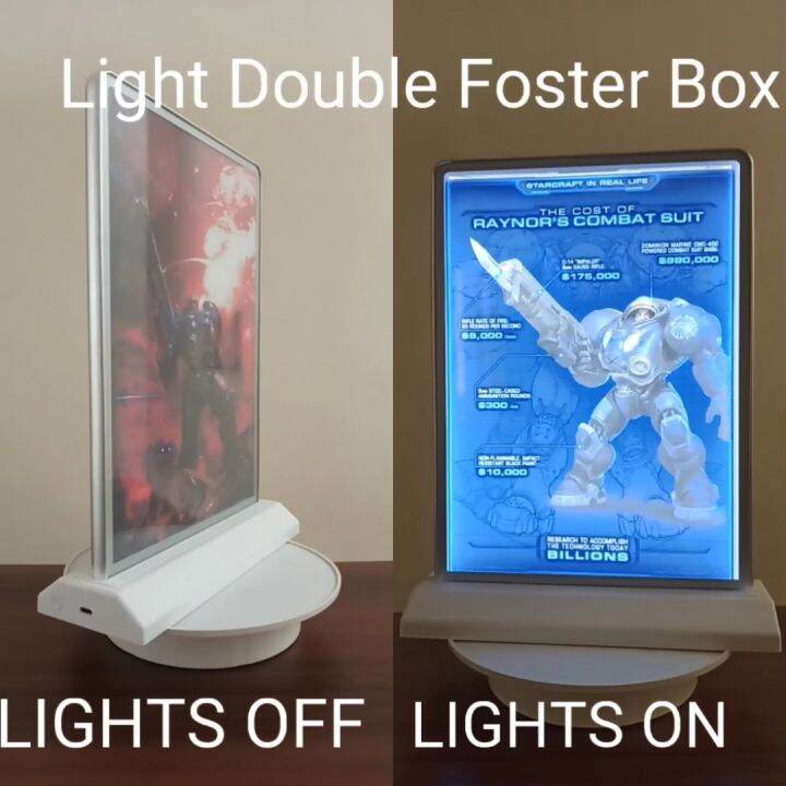 Rechargeable A4 Desktop Double-sided Advertising Slim LED Light Box ...