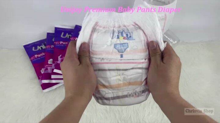 Unijoy Premium Soft Baby Pants Diaper Upgraded | Three Dimentional ...