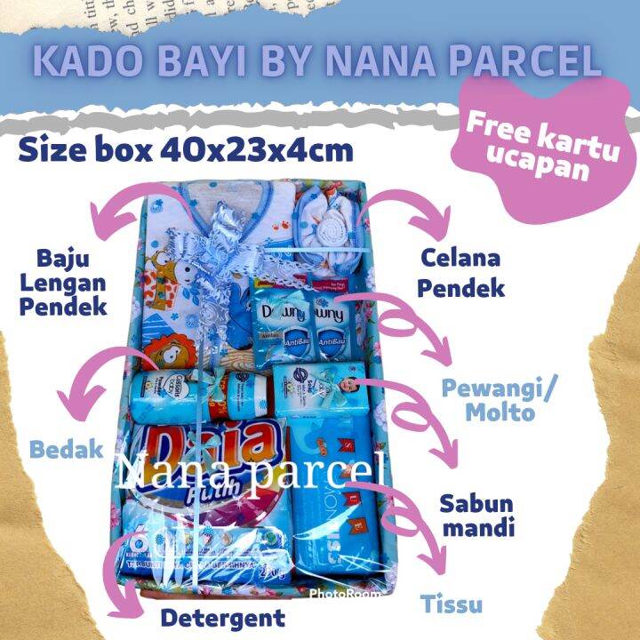 Parsel bayi Free kartu ucapan baby gift parcel bayi murah baby gift set ...