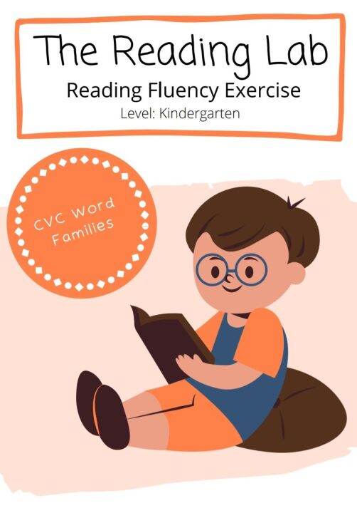 Preschool Reading Comprehension Workbook CVC word families Mini Stories ...