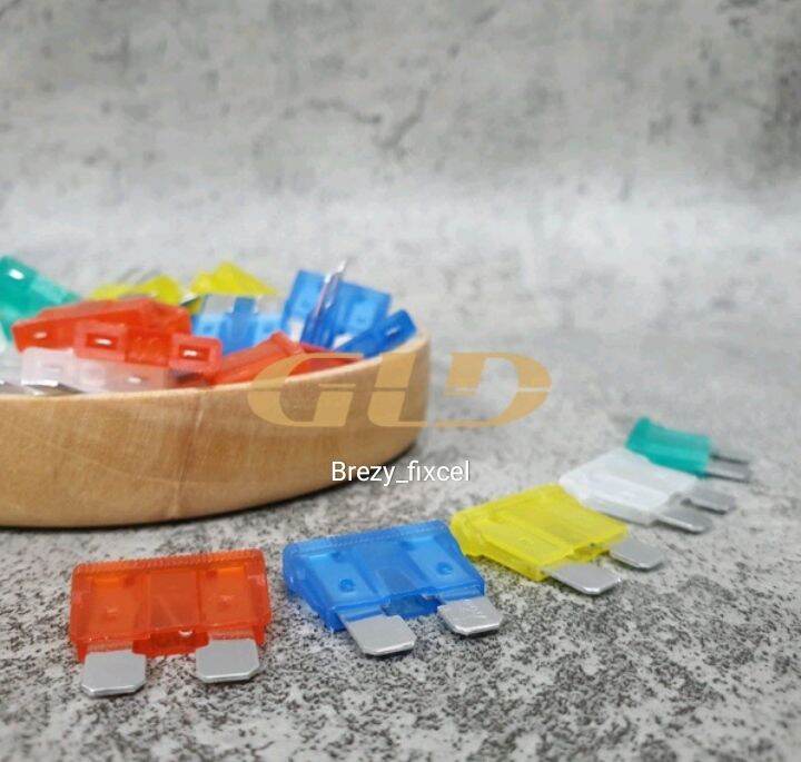 Sikring Mobil mini / fuse dx mini /10 a 15a 20 a 25a harga per 200 biji | Lazada Indonesia