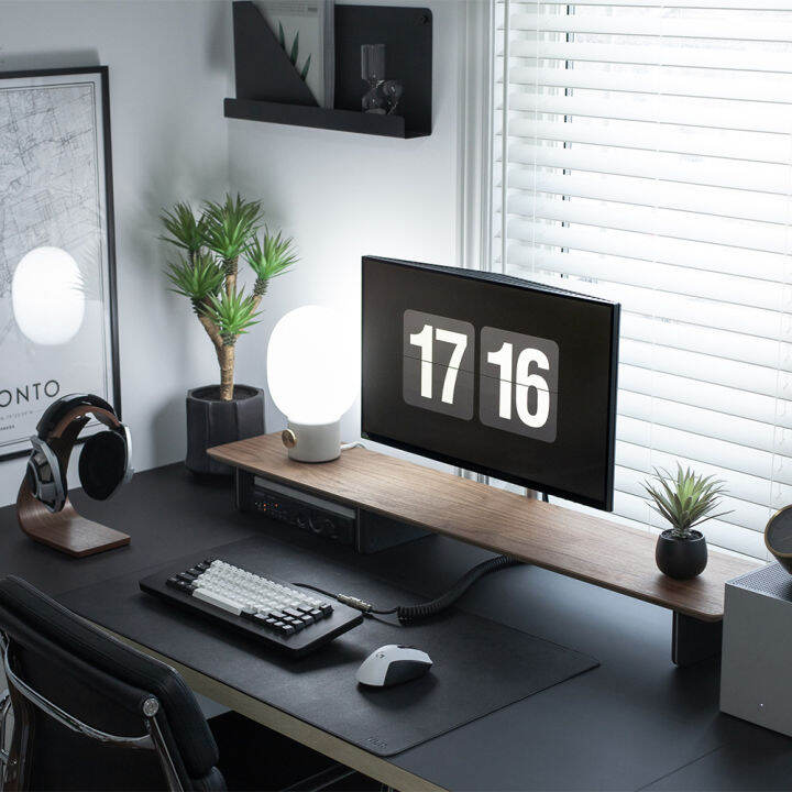 Laricare Desktop Aesthetic Elevated Rack Ins Double Storage Bracket ...