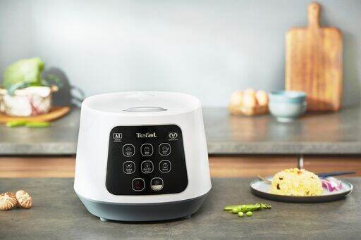 Tefal หม้อหุงข้าว EASY RICE COMPACT 1L RICE COOKER ขนาด 1 ลิตร รุ่น RK730166 หม้อหุงข้าวtefal ...
