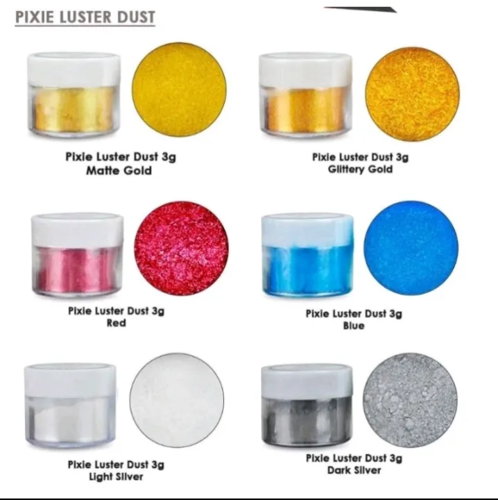 Pixie Edible Luster Dust-3grams | Lazada PH