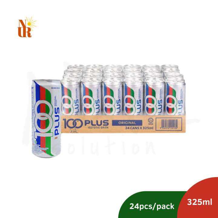 F&N 100 Plus Original 325 ml x 24 pcs [Tray/Karton] - Minuman Berkarbonasi | Lazada Indonesia