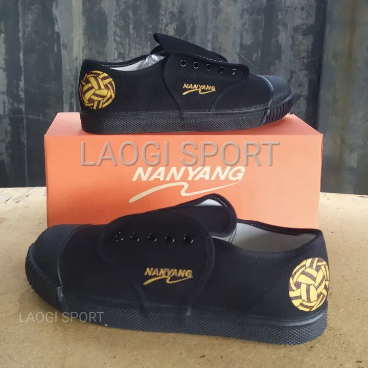 Sepatu nanyang motif takraw hitam | Lazada Indonesia